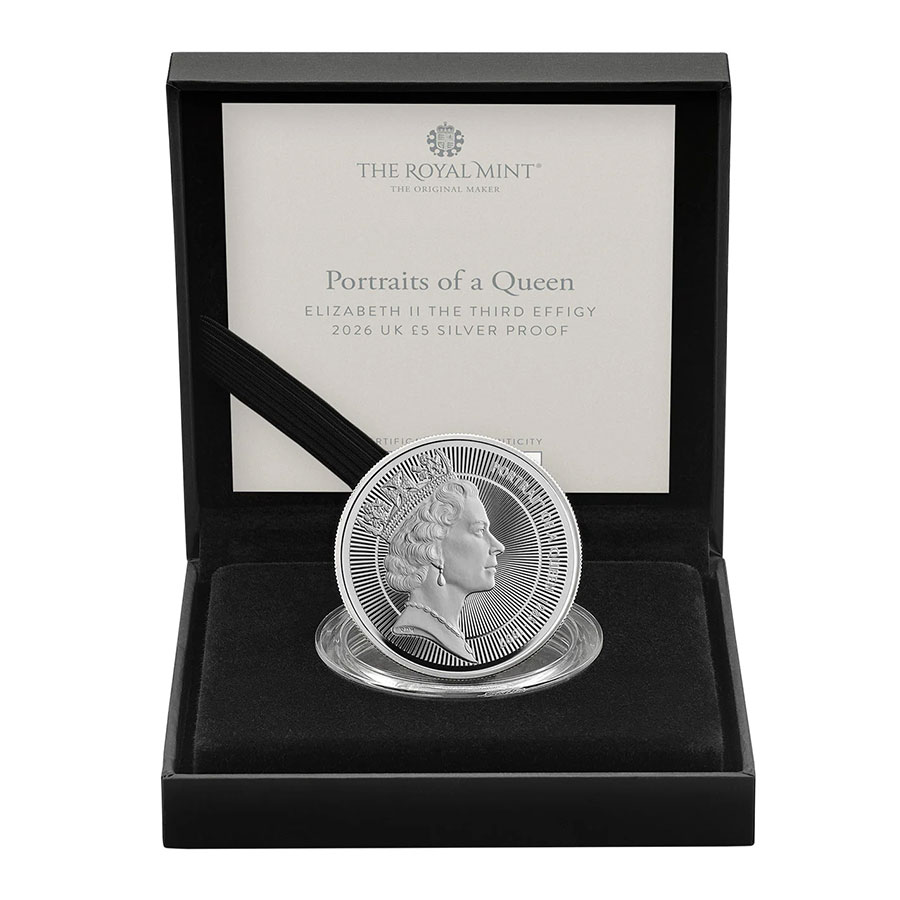 2026 28.28 grams GB Portraits of a Queen - Elizabeth II The Third ...